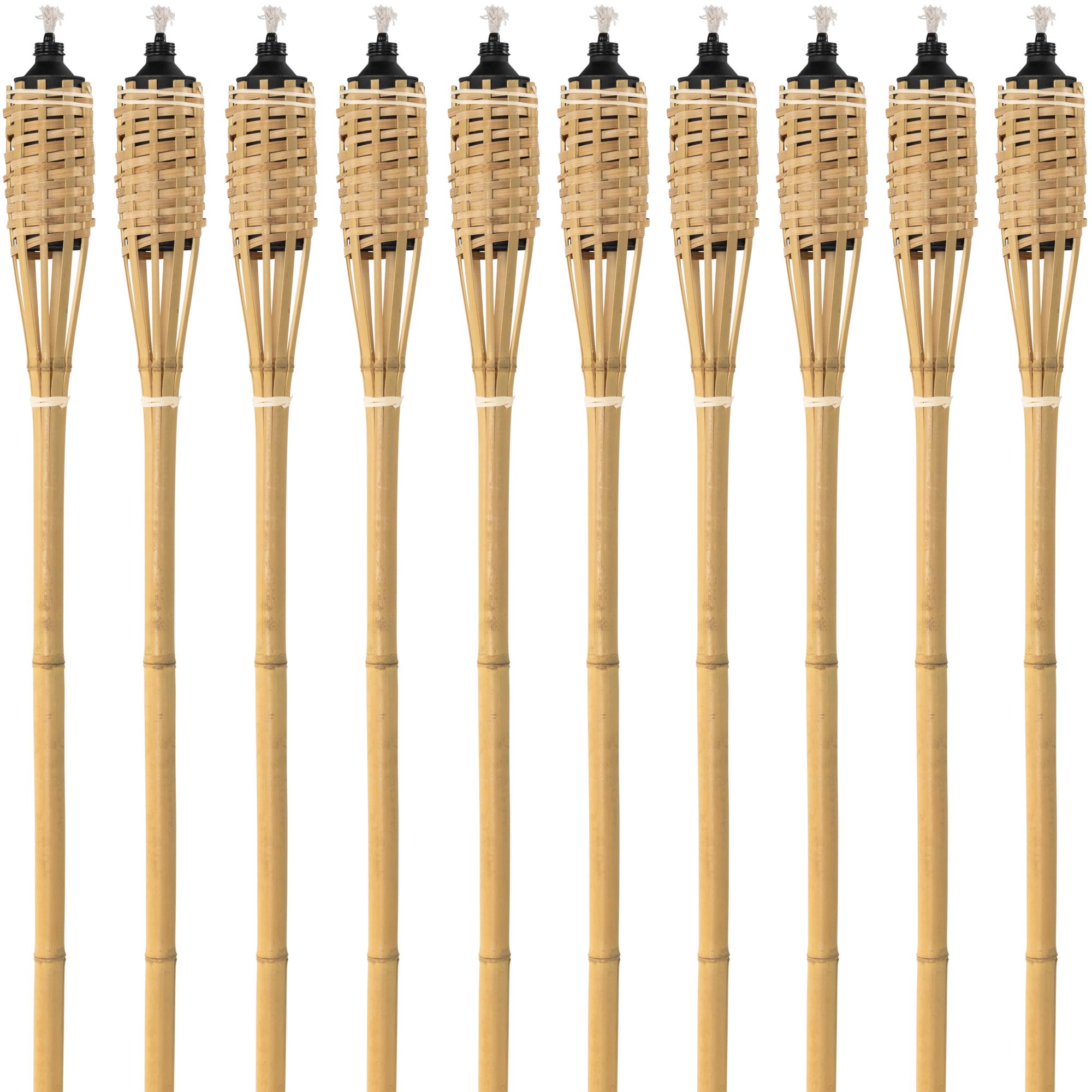 Bambusfakkelsæt natur 150cm - Pris 250,00 kr. - 10+ stk. på eget lager ...