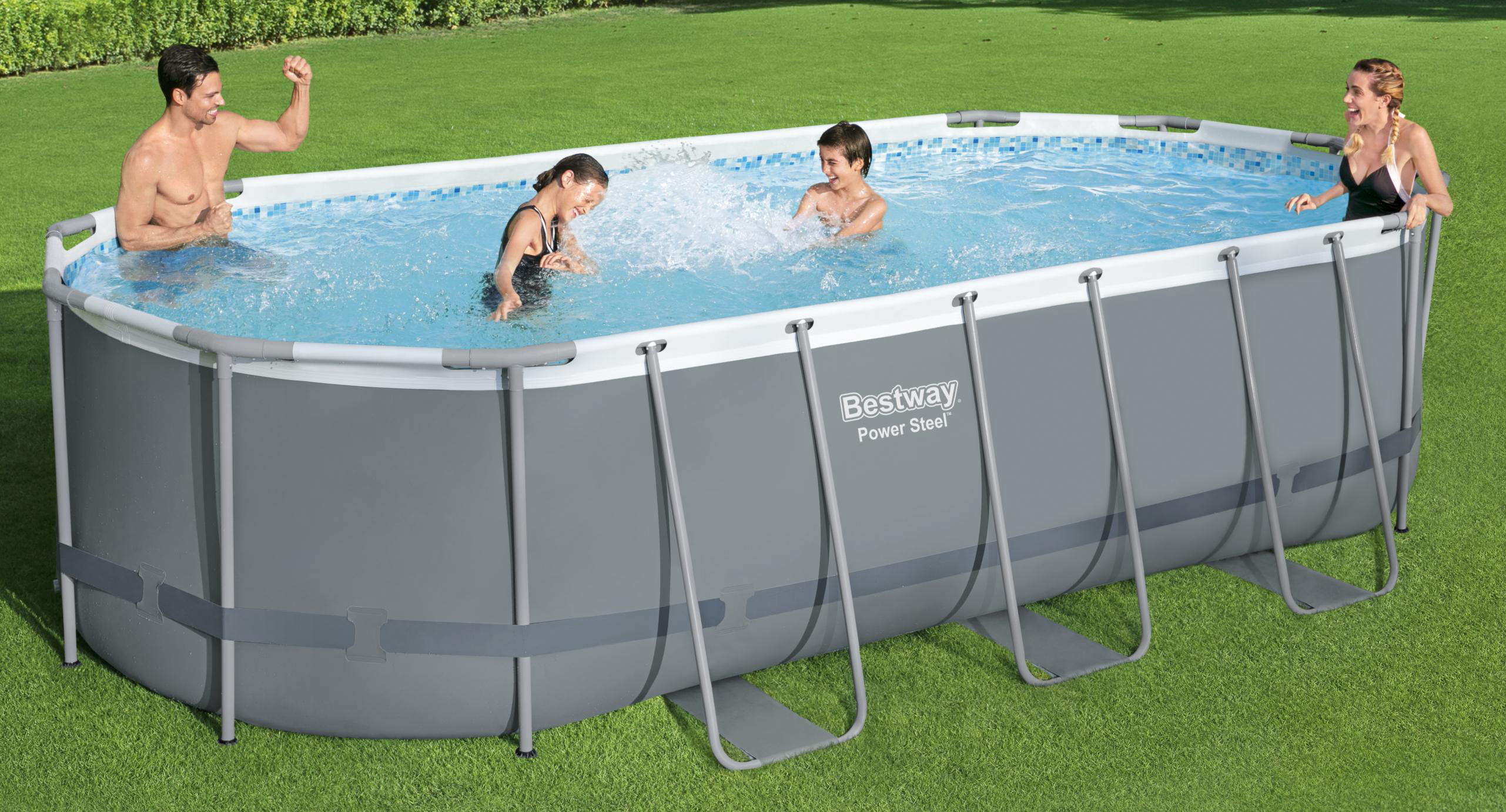 Bestway Power Steel 549x274x122cm - Pris 1 stk. 3.799,- Ikke på lager - moreland.dk